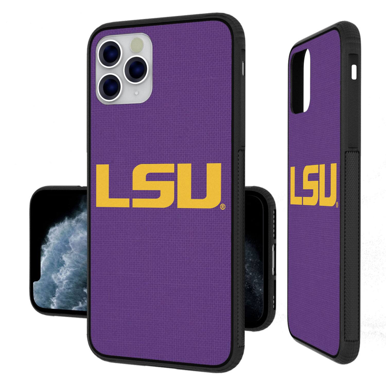 Keyscaper NCAA LSU Tigers iPhone Solid Design Bump Case 15 Multicolor ...