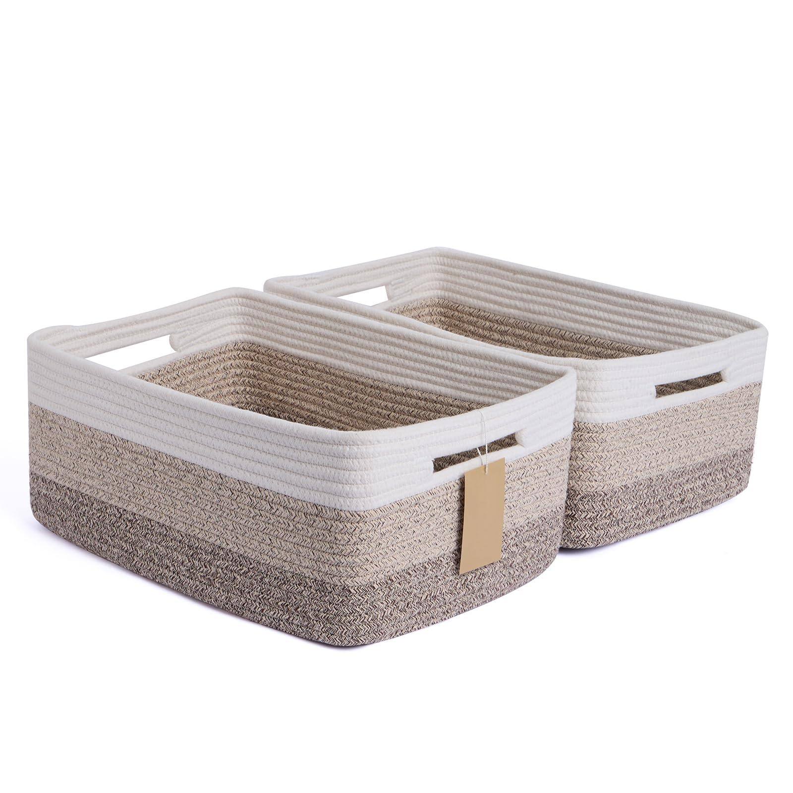 Dapper Styles Storage Baskets For Shelves Closet Organizers Bins ...