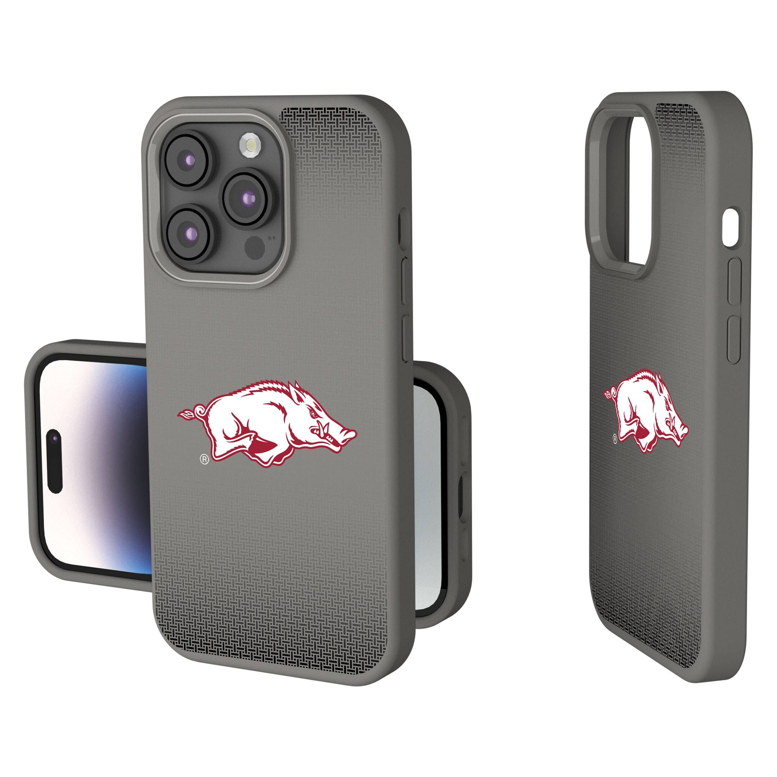 Keyscaper NCAA Arkansas Razorbacks Linen Logo iPhone Soft Touch Case 14 ...