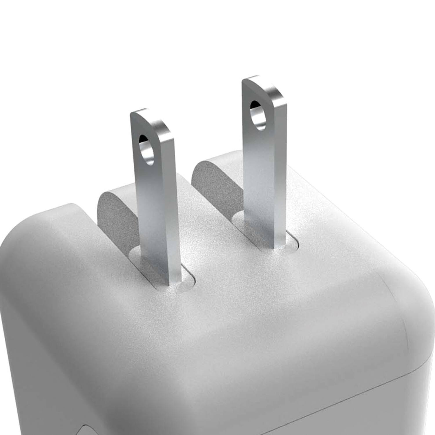 Xyst Xys ltgwc24 2.4 amp Dual Usb Wall Charger With 4 ft. Apple Lightning Cable white XYS ...