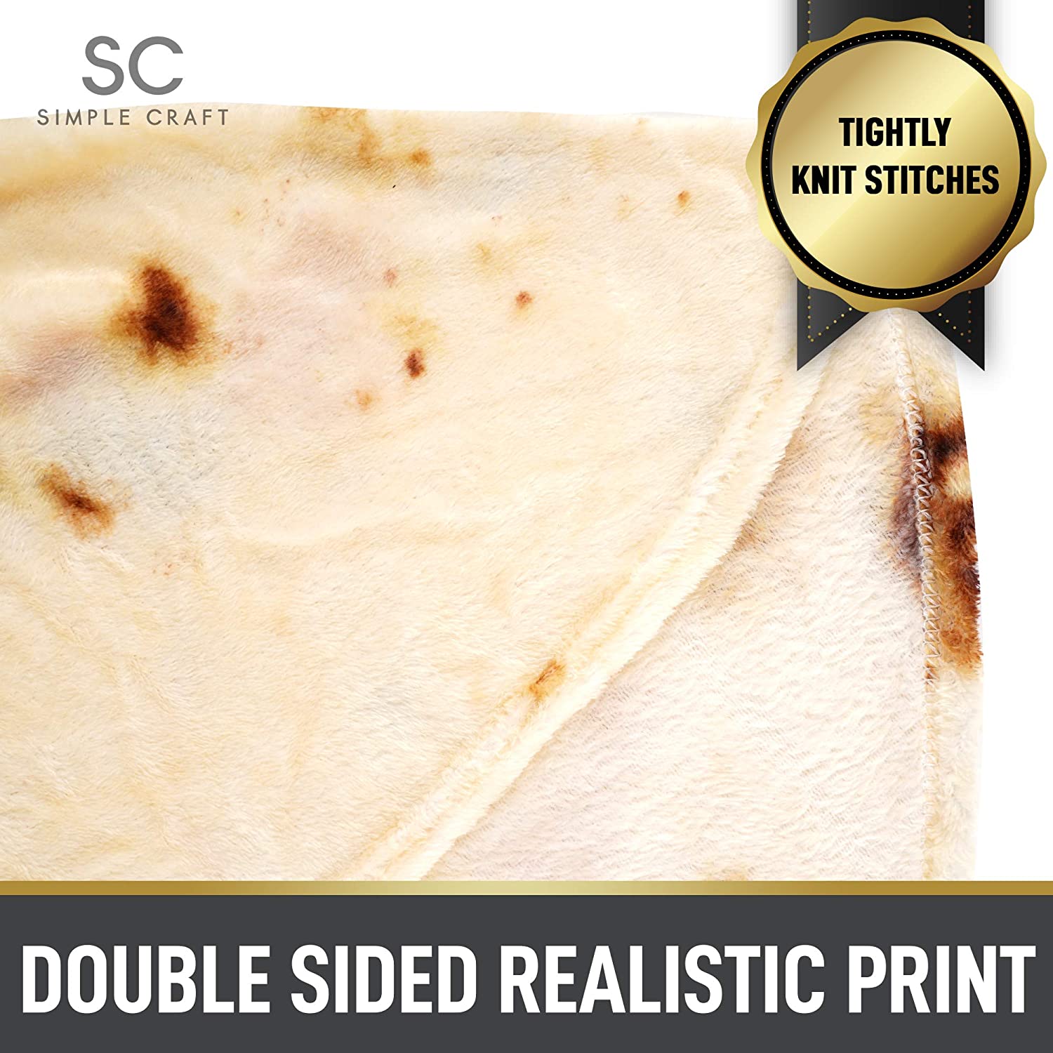 Zulay Kitchen Blanket 60 inch 280 GSM by Simple Craft Tortilla SC-BRT ...