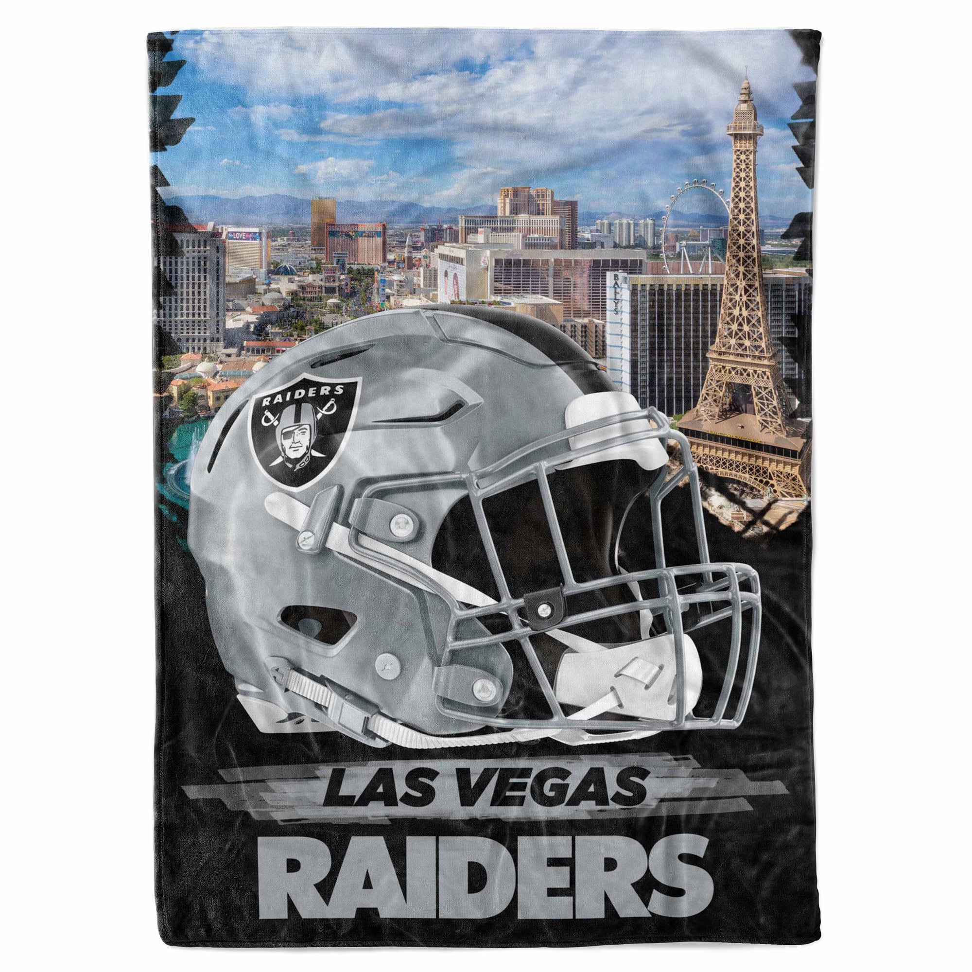 Vegas Logo Brands - Las Raiders 66" x 90" City Sketch Blanket ...
