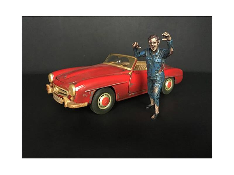 Zombie Mechanic Figurine III for 1/18 Scale Models by American Diorama ...