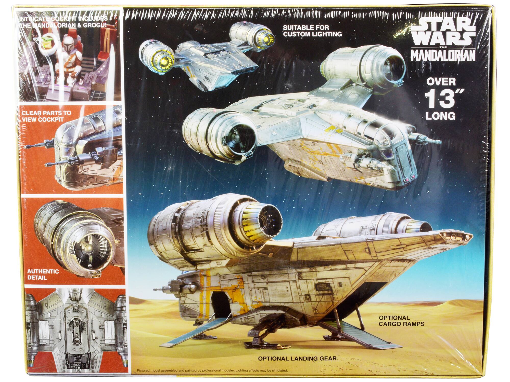 Skill 2 Model Kit Razor Crest Spaceship "Star Wars: The Mandalorian" 1/ ...