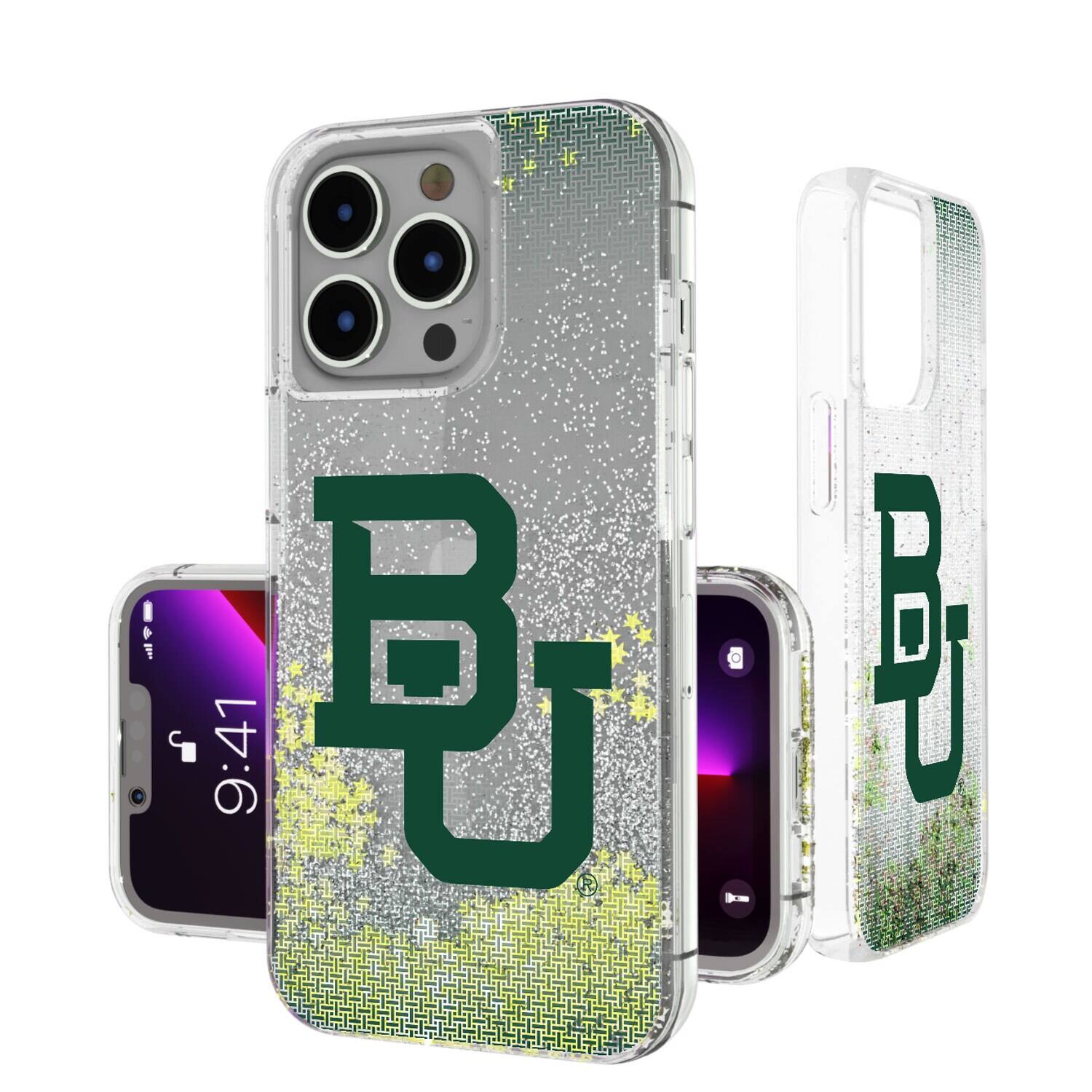 Keyscaper NCAA Baylor Bears Linen Logo iPhone Glitter Case 13 Pro Max ...