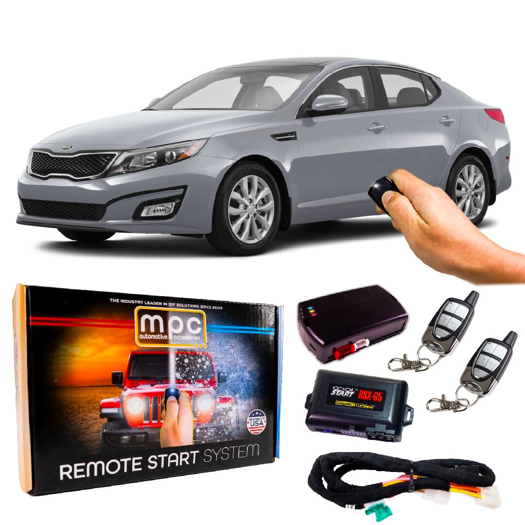 MPC 5 Button Extended Range Remote Start Kit For 2014 2015 Kia Optima Black B-3712-311-2 - Best Buy