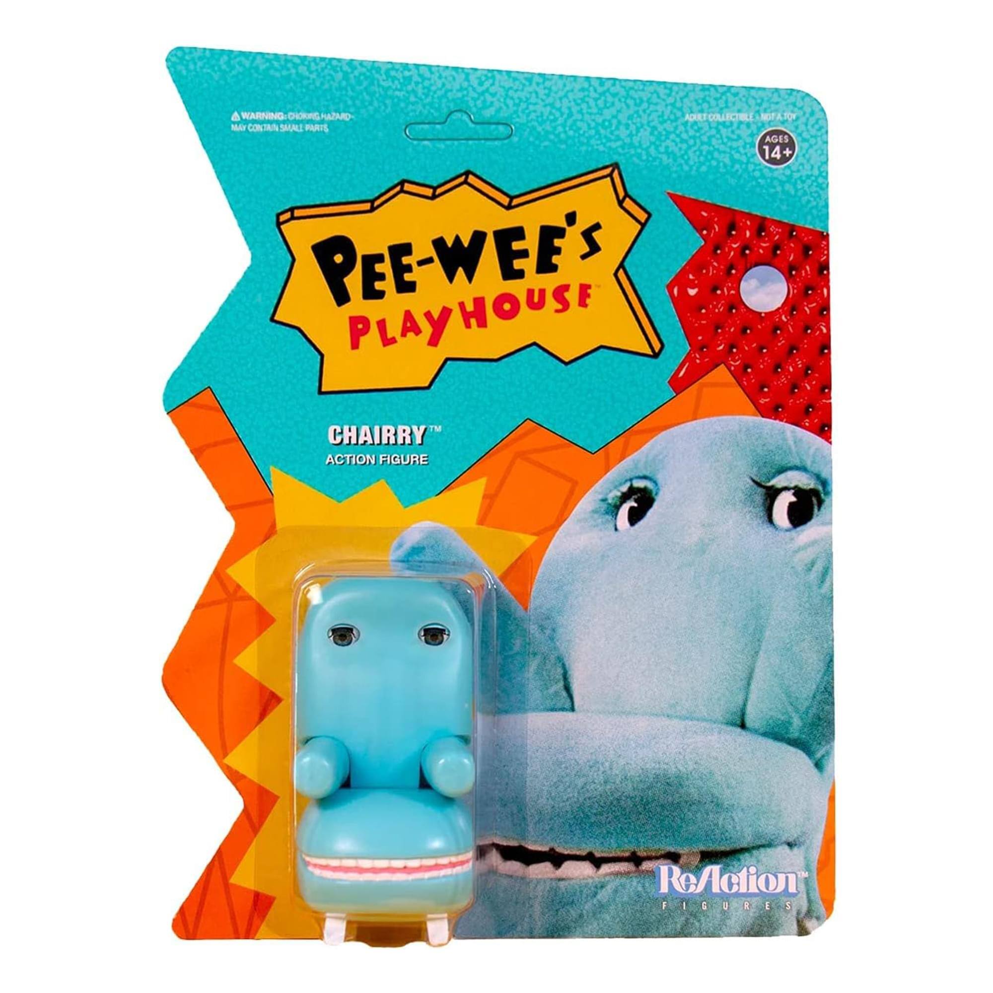 Super7 Pee Wee's Playhouse 3.75 Inch ReAction Figure | Chairry Blue ...