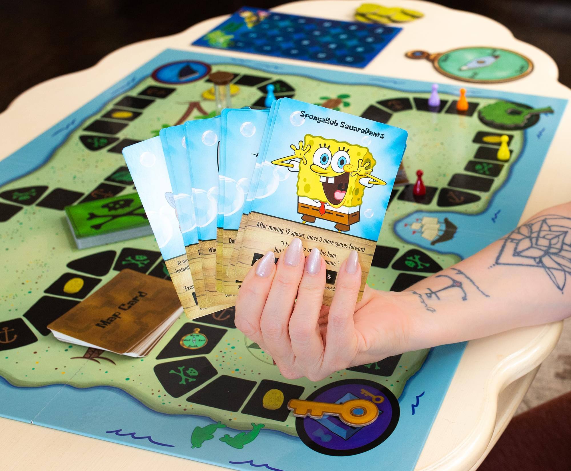 Nickelodeon SpongeBob SquarePants Flying Dutchman's Treasure Hunt Board ...