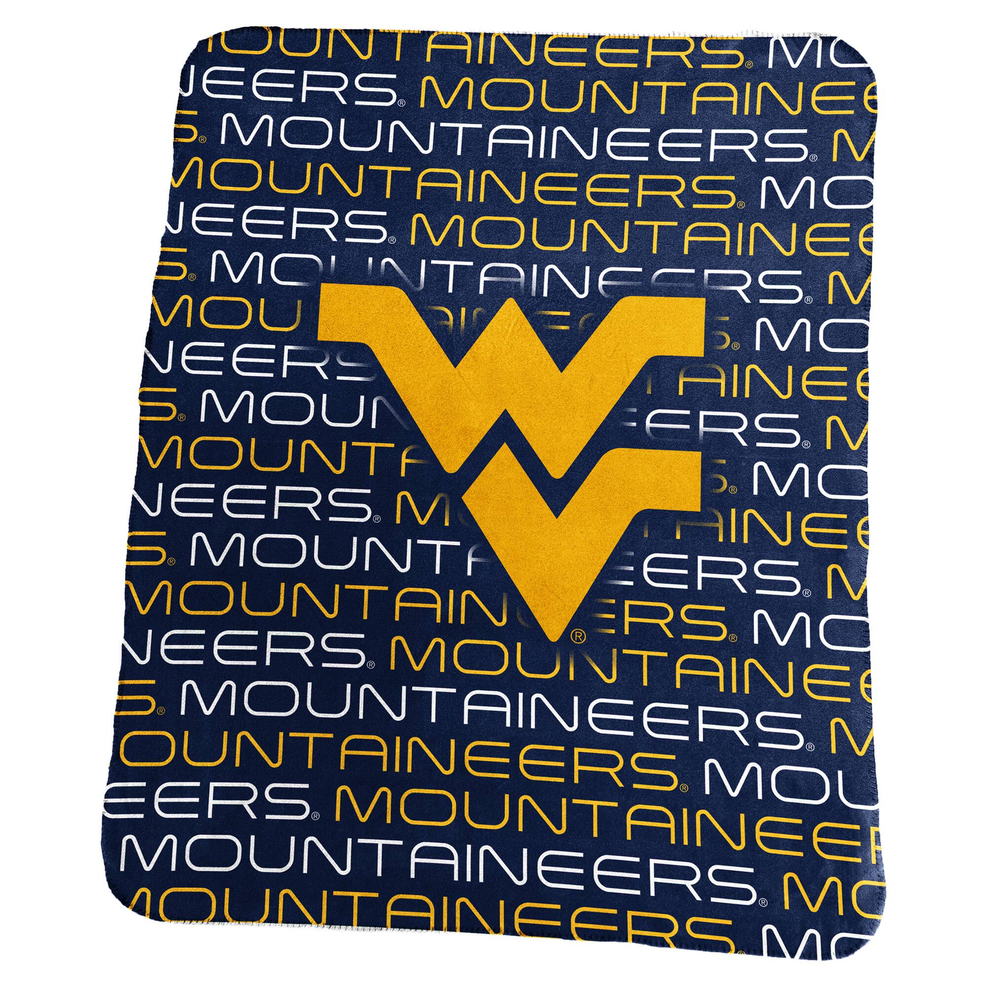 Logo Brands West Virginia Mountaineers 50'' x 60'' Classic Repeat ...