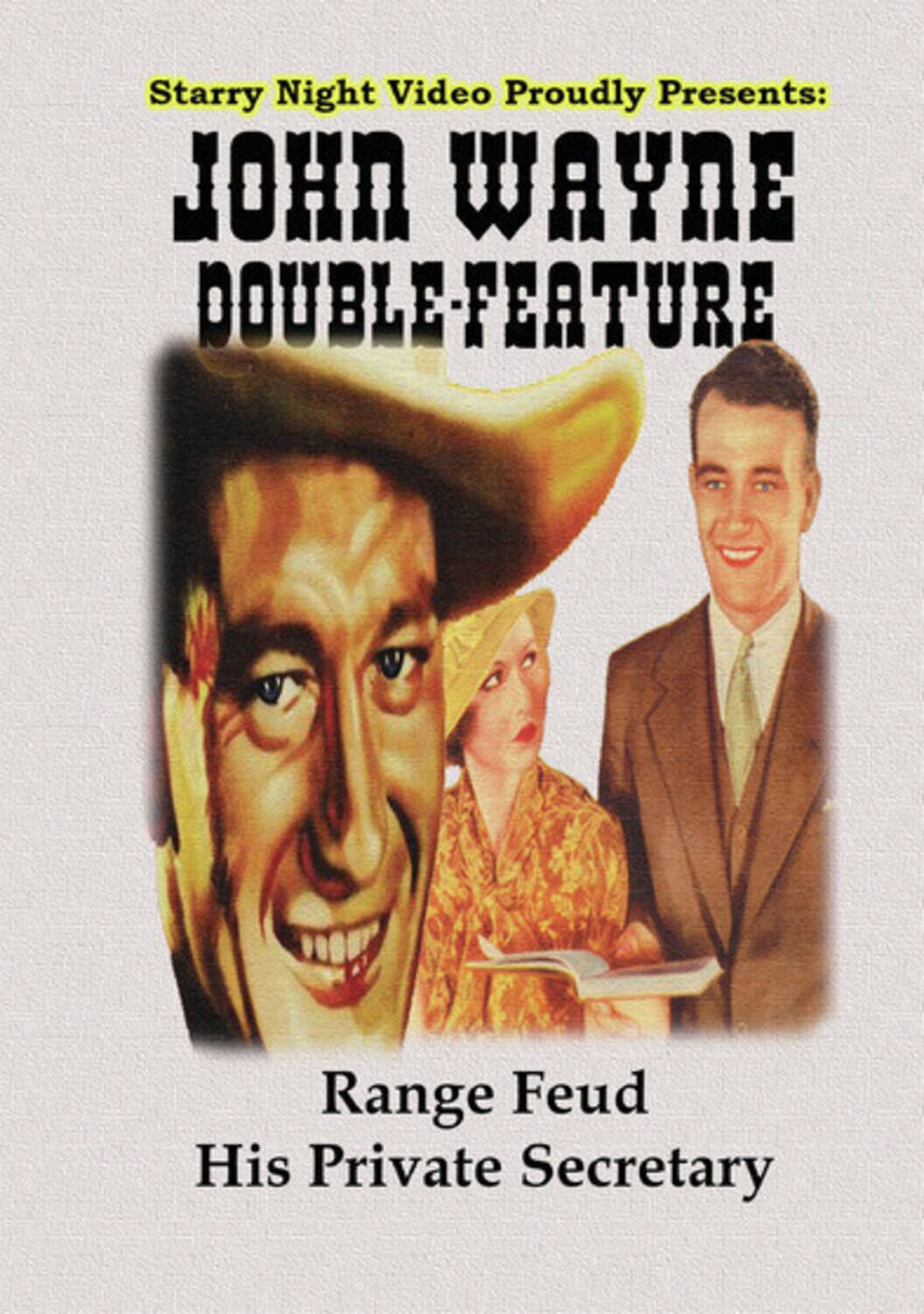 John Wayne Double Feature #01 (Range Feud / His Private Secretary) DVD ...