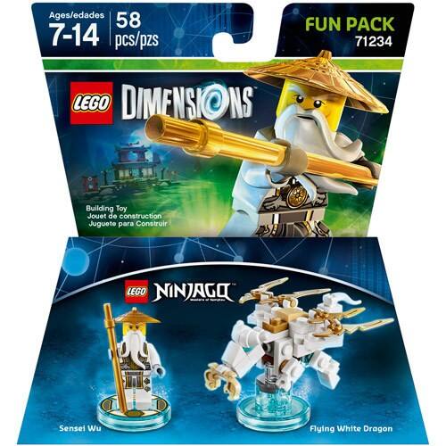 WB Games LEGO Dimensions Fun Pack (LEGO Ninjago: Sensei Wu) 1000561494 ...