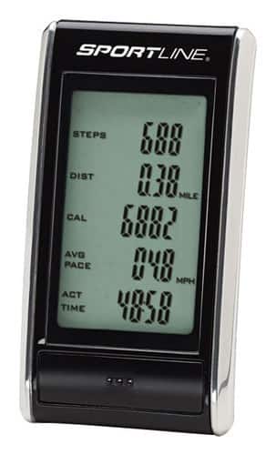 Best Buy: Sportline 308 SnapShot Pedometer Black WV1451BK