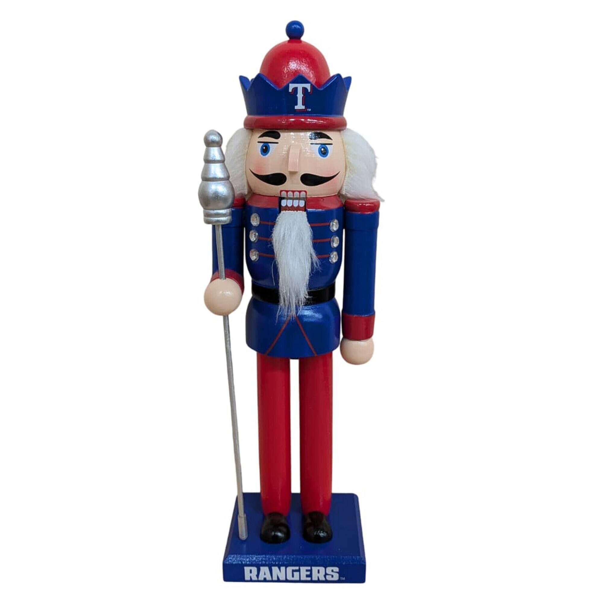 Evergreen Enterprises Texas Rangers 12" Wooden Nutcracker Statue ...