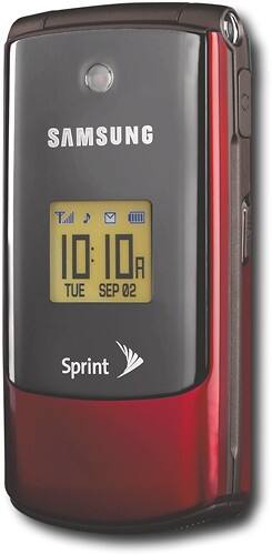 Best Buy: Sprint Samsung M320 Mobile Phone Deep Red SPHM320ZSS