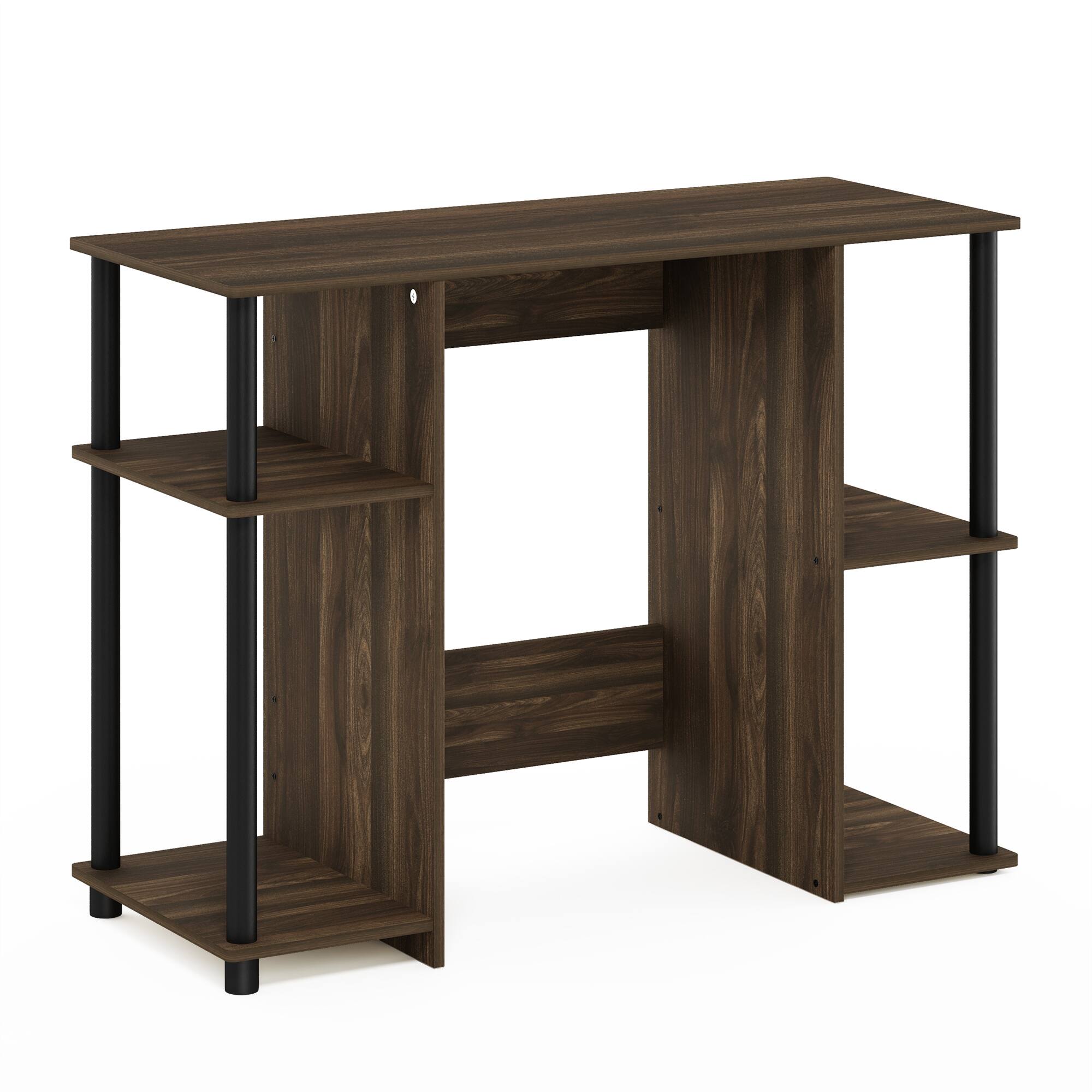 Furinno JAYA Compact Computer Study Desk Columbia Walnut/Black ...