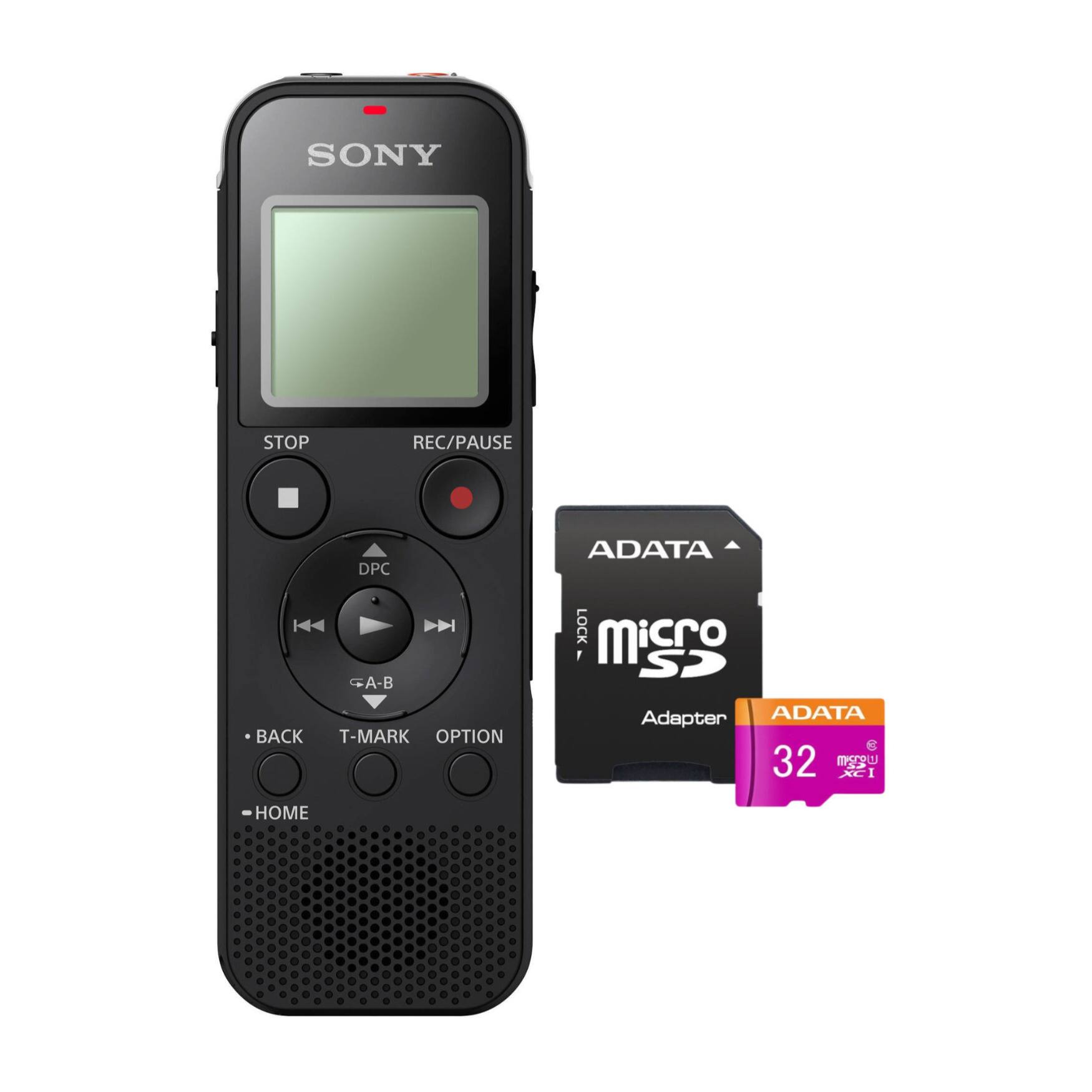 Sony Digital Voice Recorder with Built in USB and 32GB Micro SD Card ...