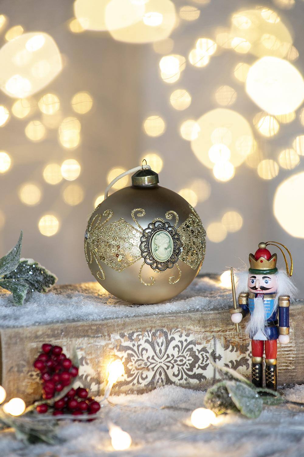 Dexmalle Dexmalle Set of 6 D3.9" Christmas Ball Ornaments,Hanging for ...