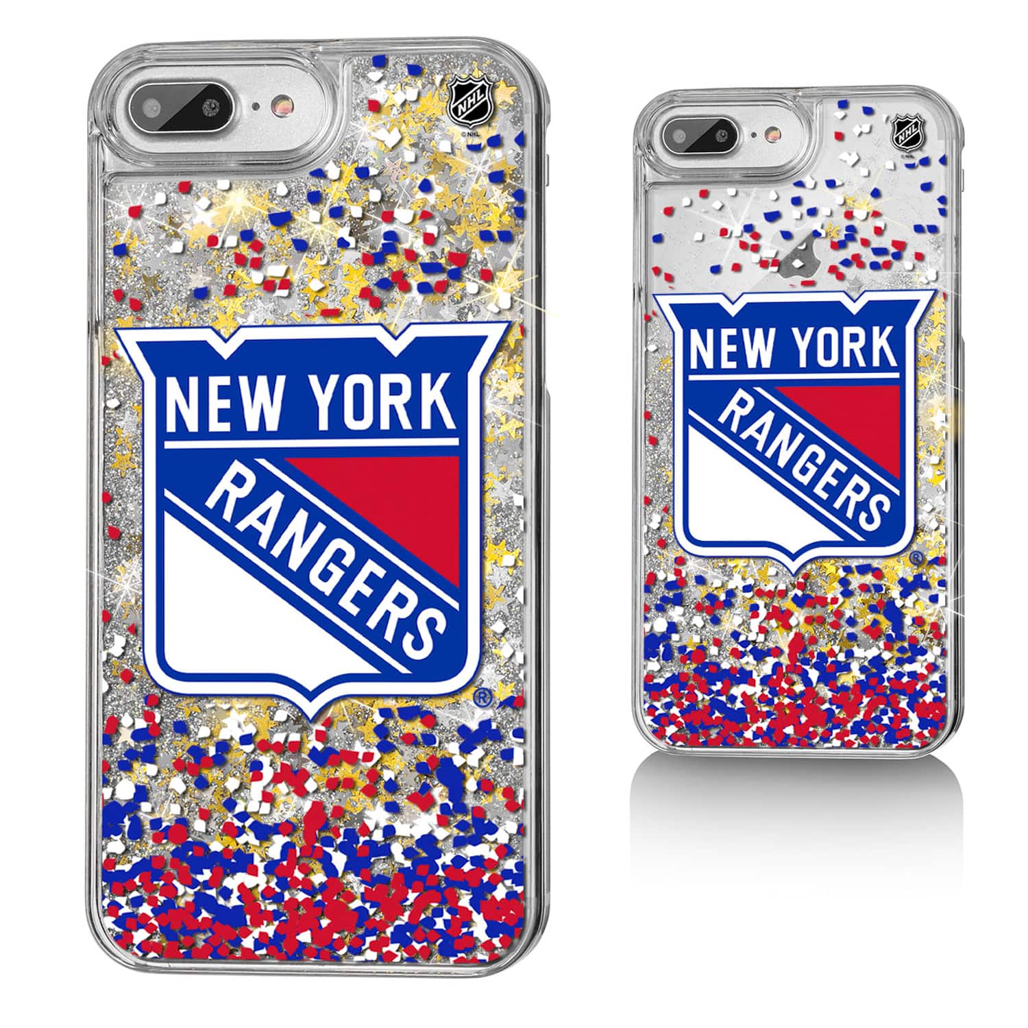Keyscaper - NHL - New York Rangers iPhone Confetti Glitter - 16 Pro Max ...