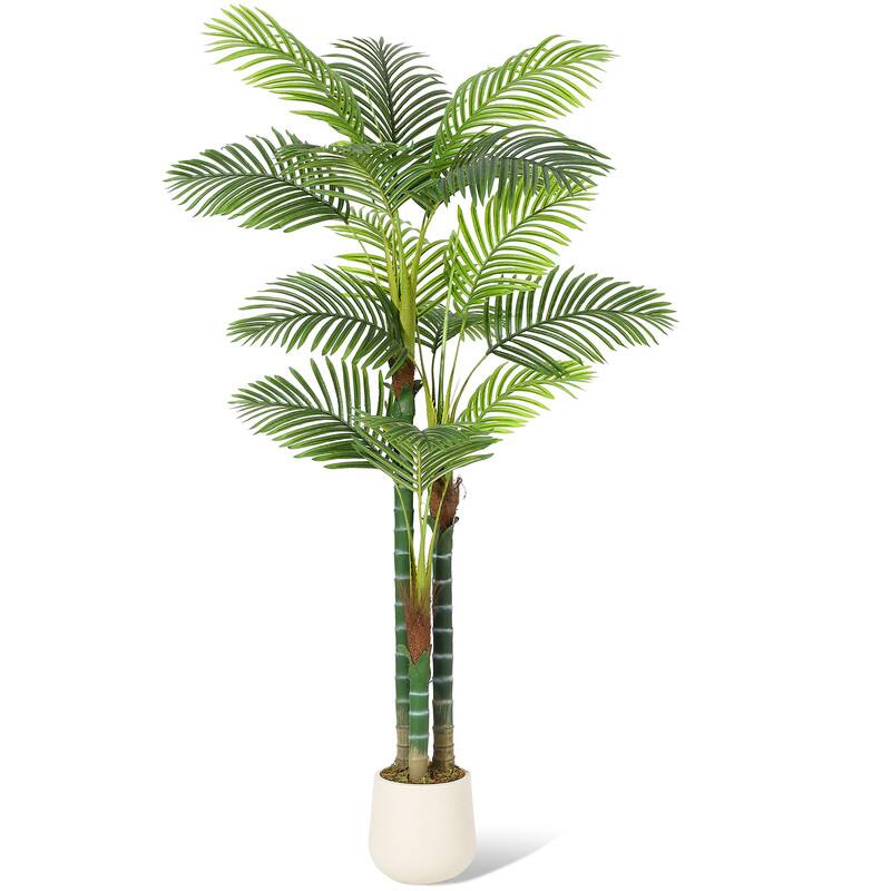 Maxxis Merch 6FT（2PCS) Plastic Multi Stem Palm Tree Decorations ...