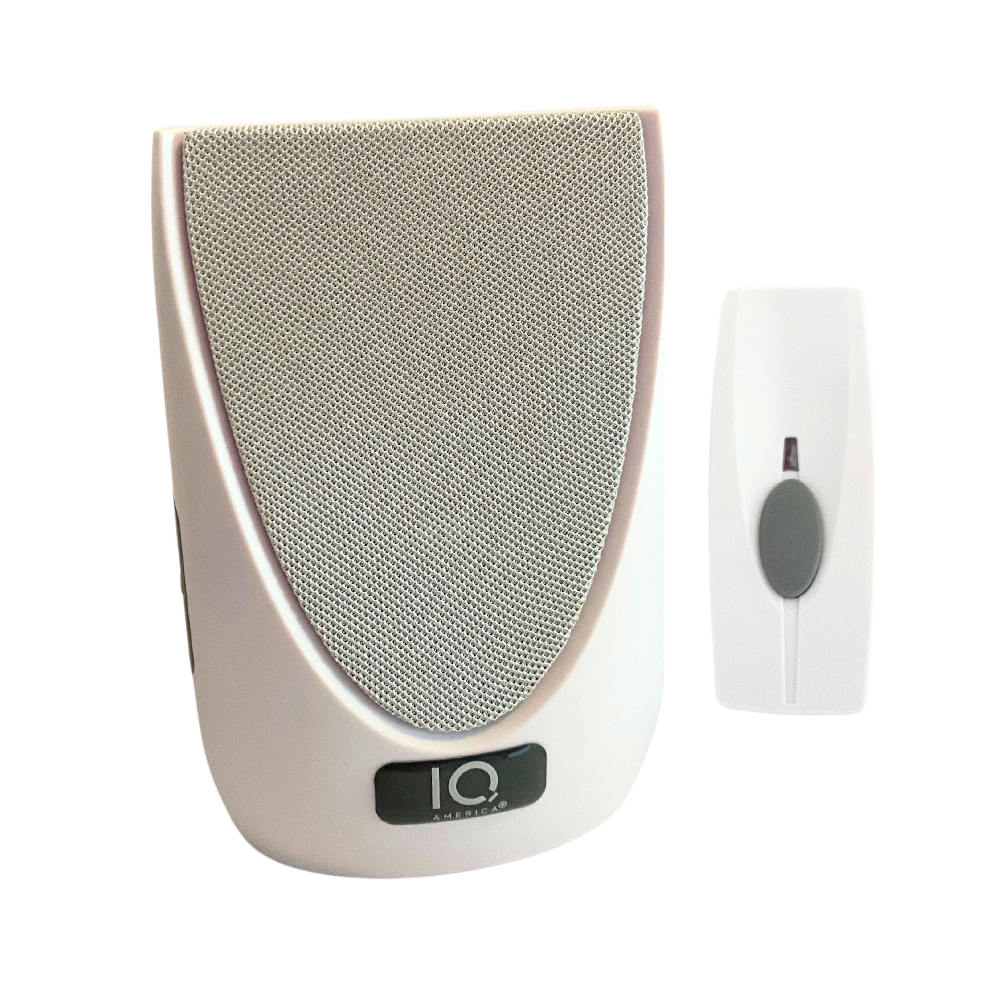 IQ America - Battery Powered Wireless Door Bell Chime Kit, 6 Chime ...