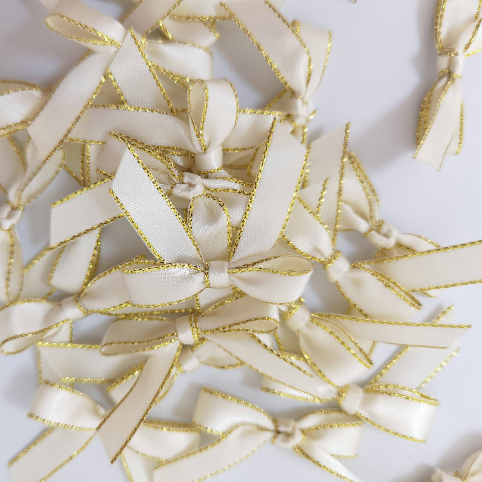 Paradigms Interiors bag 2 Metallic Edge Mini Ribbon Bows For Crafts ...