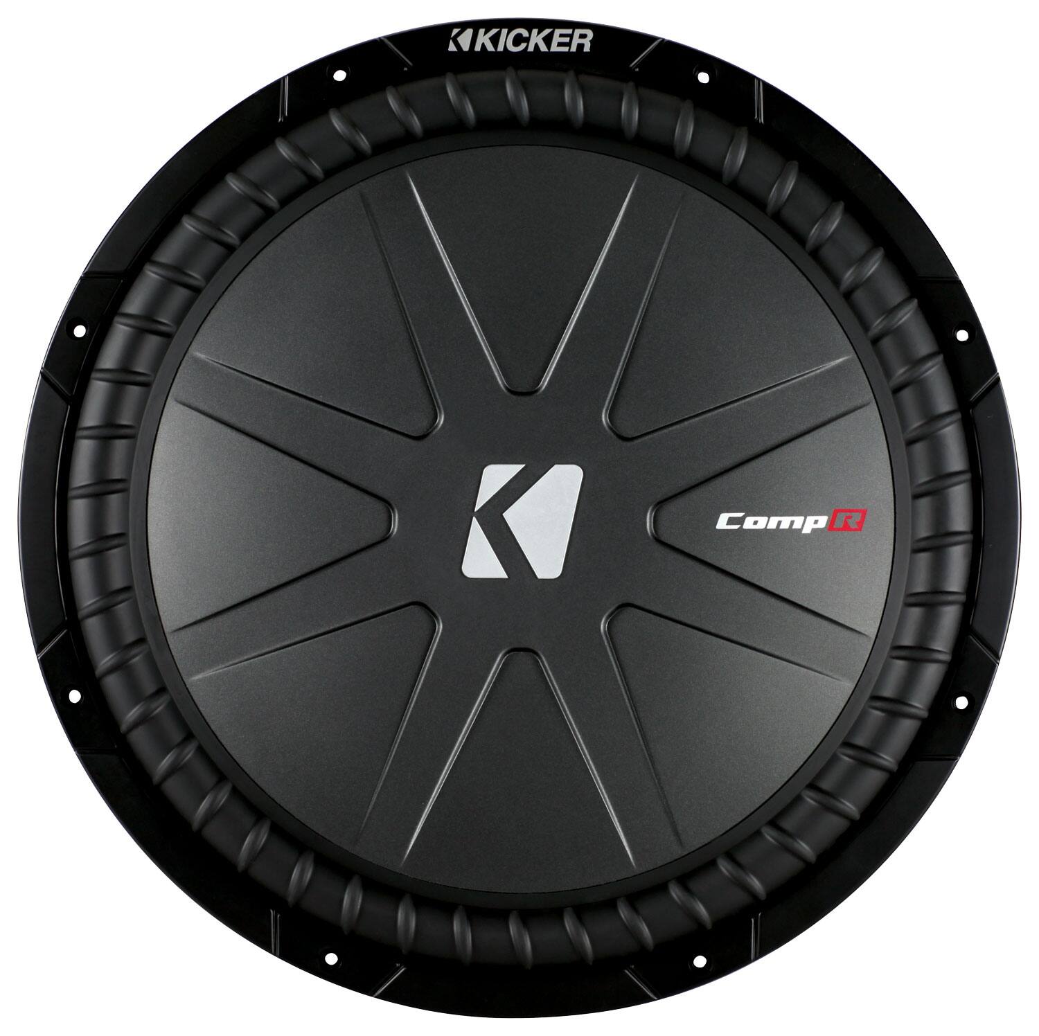 Best Buy: KICKER CompR 15" Dual-Voice-Coil 4-Ohm Subwoofer Black 40CWR152