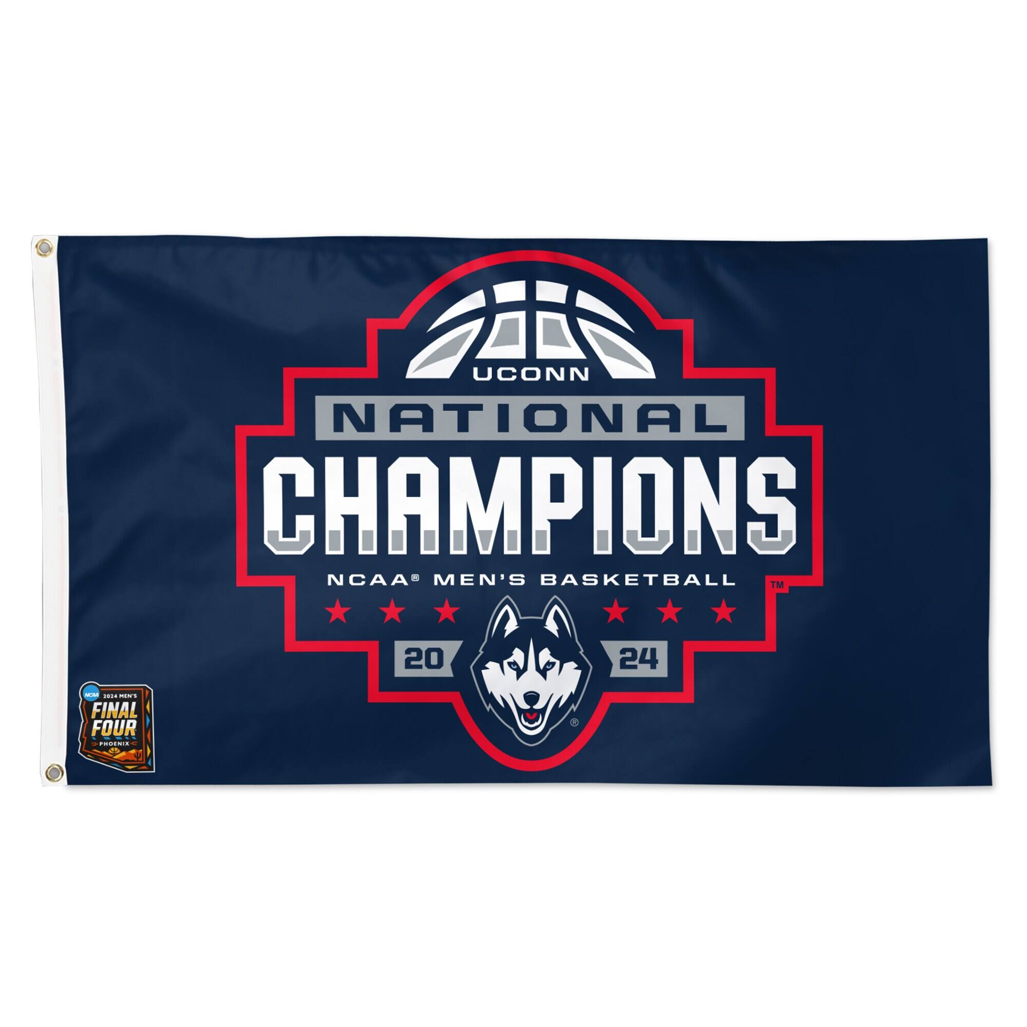 WinCraft UConn Huskies 2024 NCAA Men's Basketball National Champions 3 ...