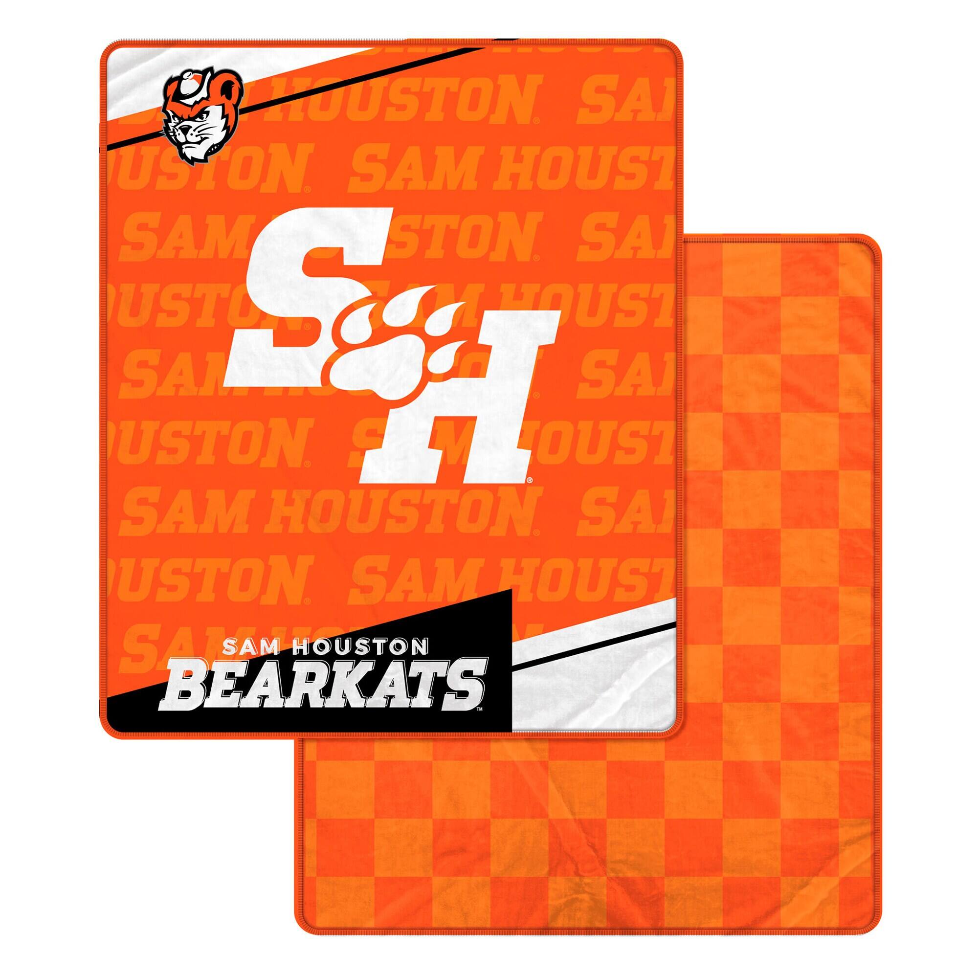 Pegasus Sam Houston State Bearkats 60" x 70" Diagonal Ghost Checkered ...