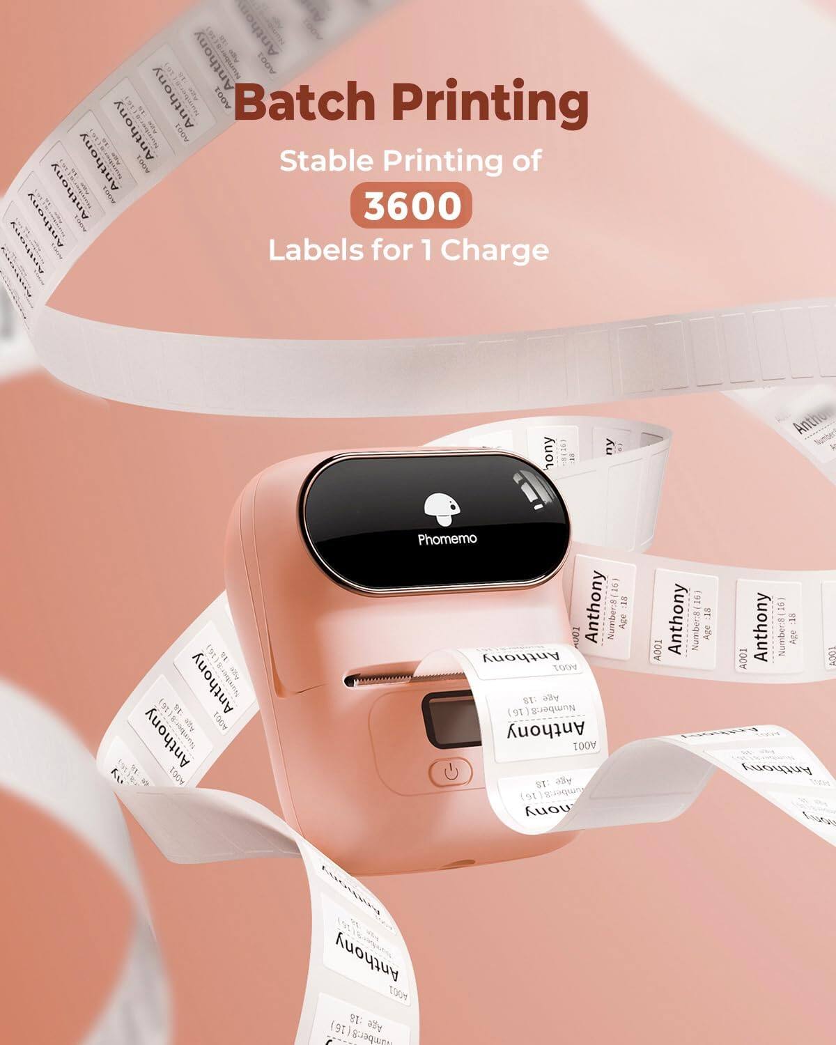 Phomemo M110 Portable Label Maker for product label, logo, sticker ...