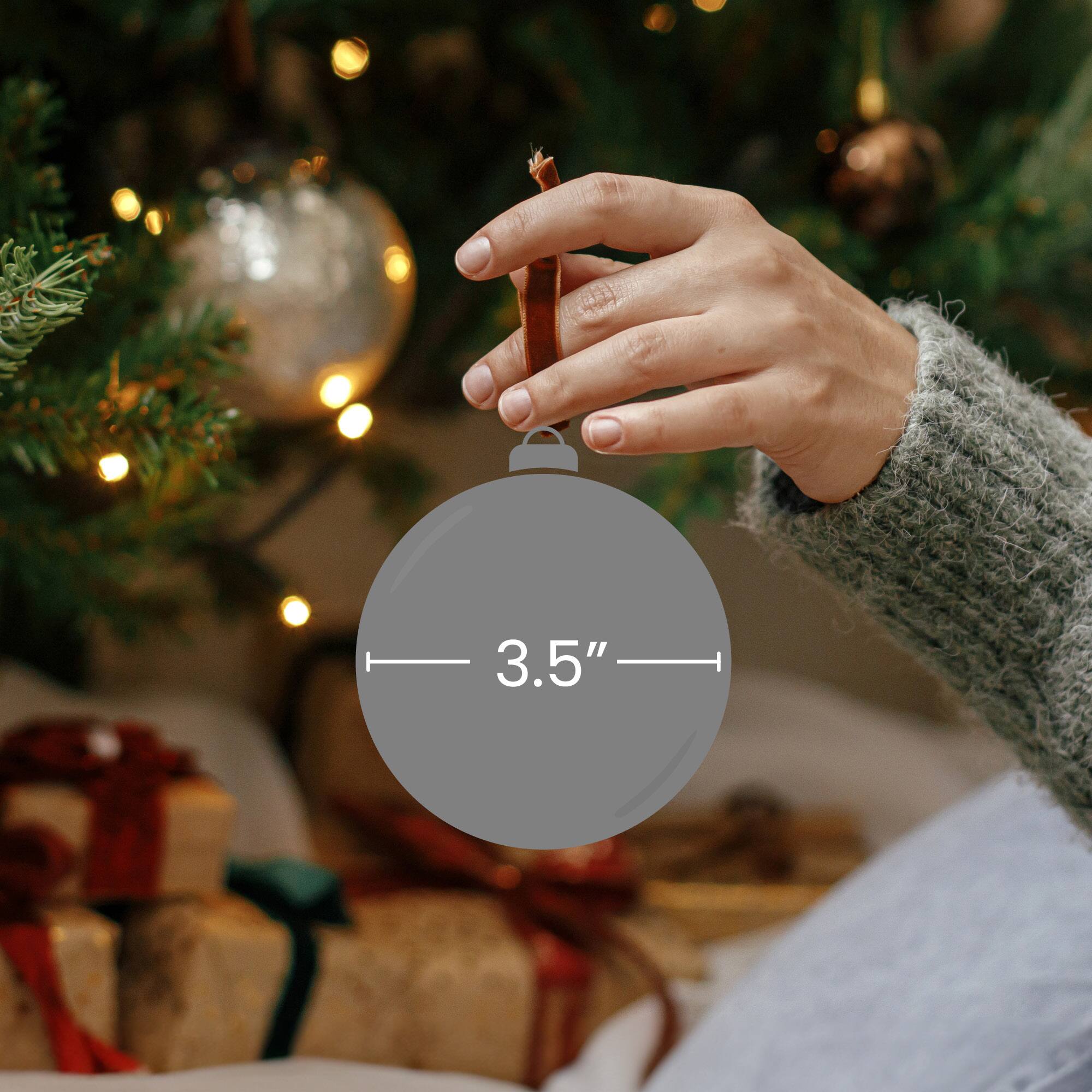 Allstate Country Cabin Plastic Mini Pine Cone Filled Christmas Ball ...