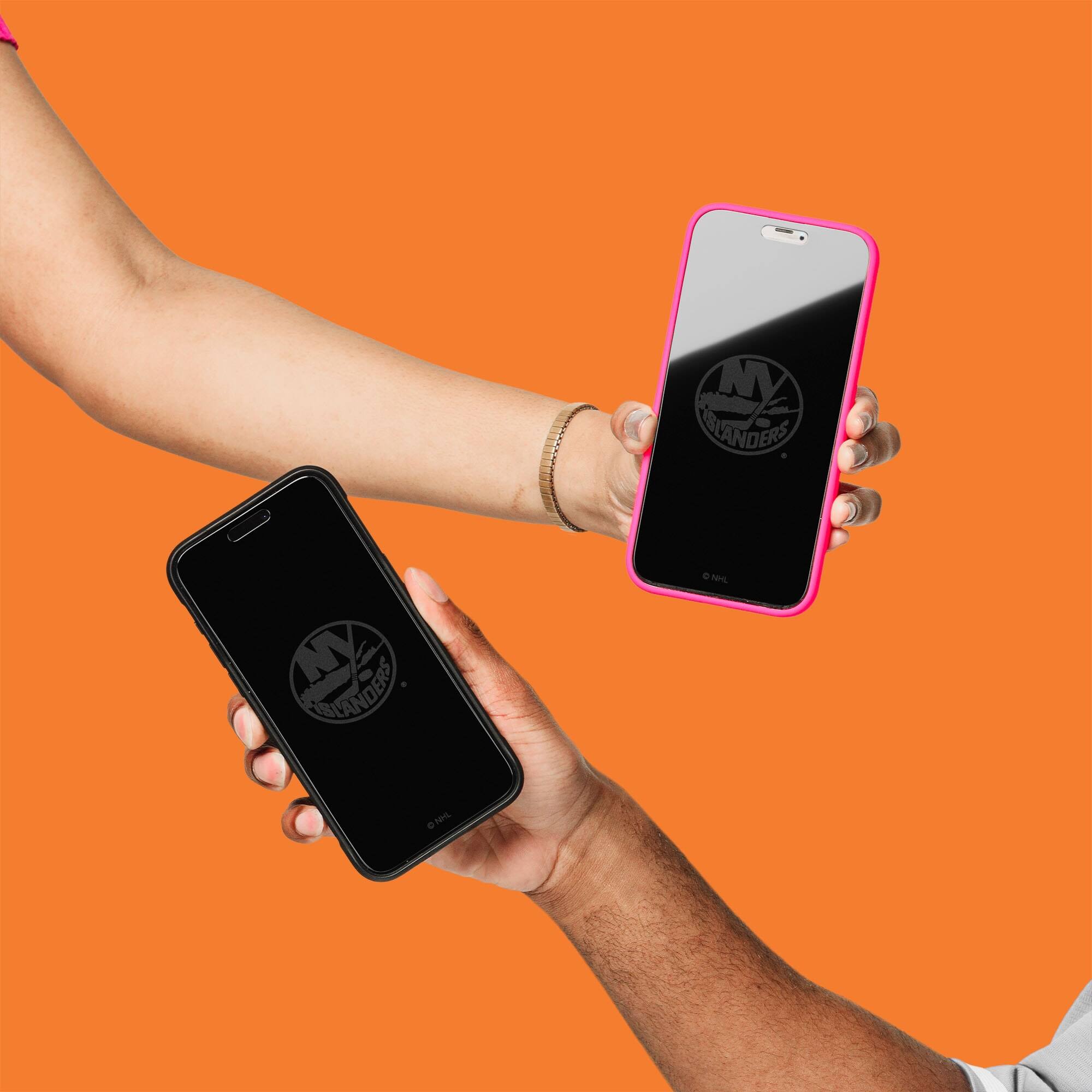 Screen Skinz New York Islanders Disappearing Logo iPhone Screen ...