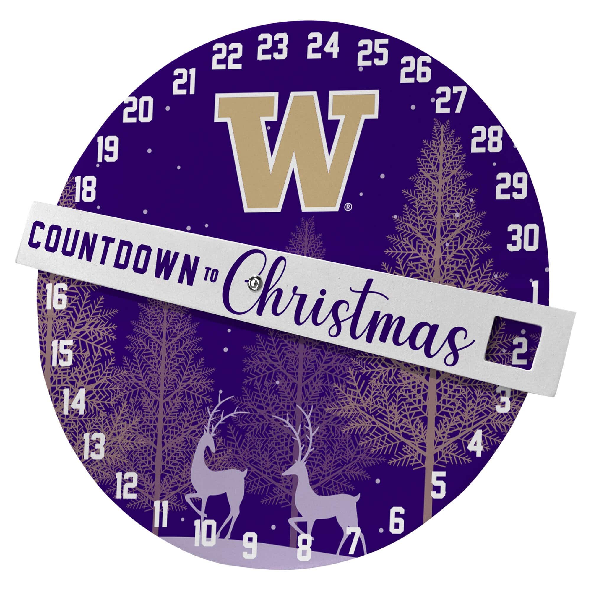 Pegasus Washington Huskies Countdown to Christmas Wall Sign - Multicolor 200138680 - buy other ...