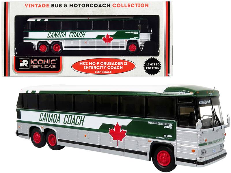 Iconic Replicas 1980 MCI MC 9 Crusader II Intercity Coach Bus Hamilton ...