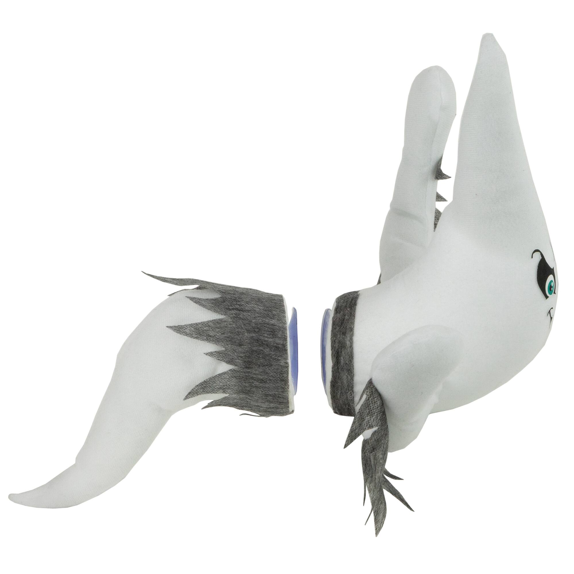 Northlight Ghoulish Ghost 3 D Halloween Window Decoration 12" White ...