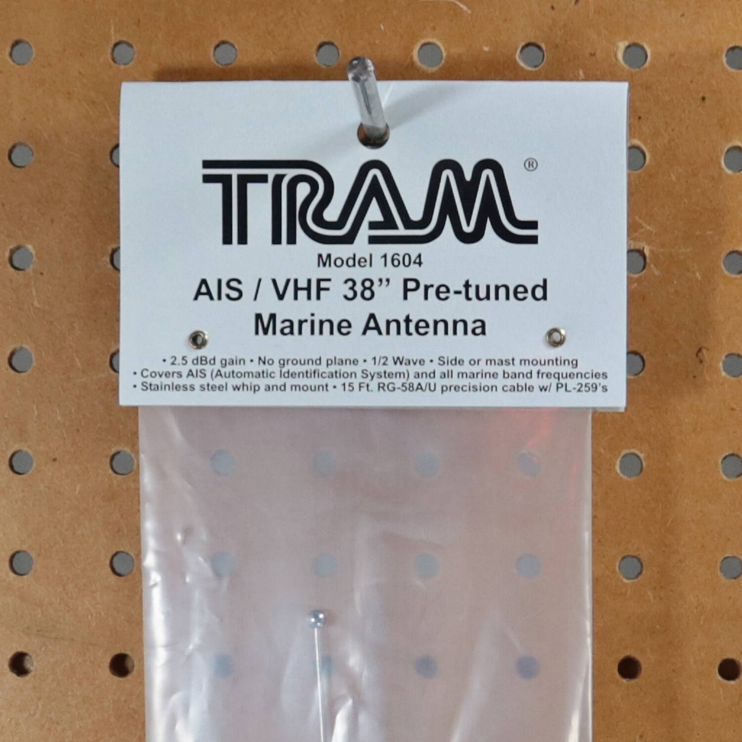 Tram 1604 Ais/vhf 39" Marine Antenna Silver 1604 - Best Buy