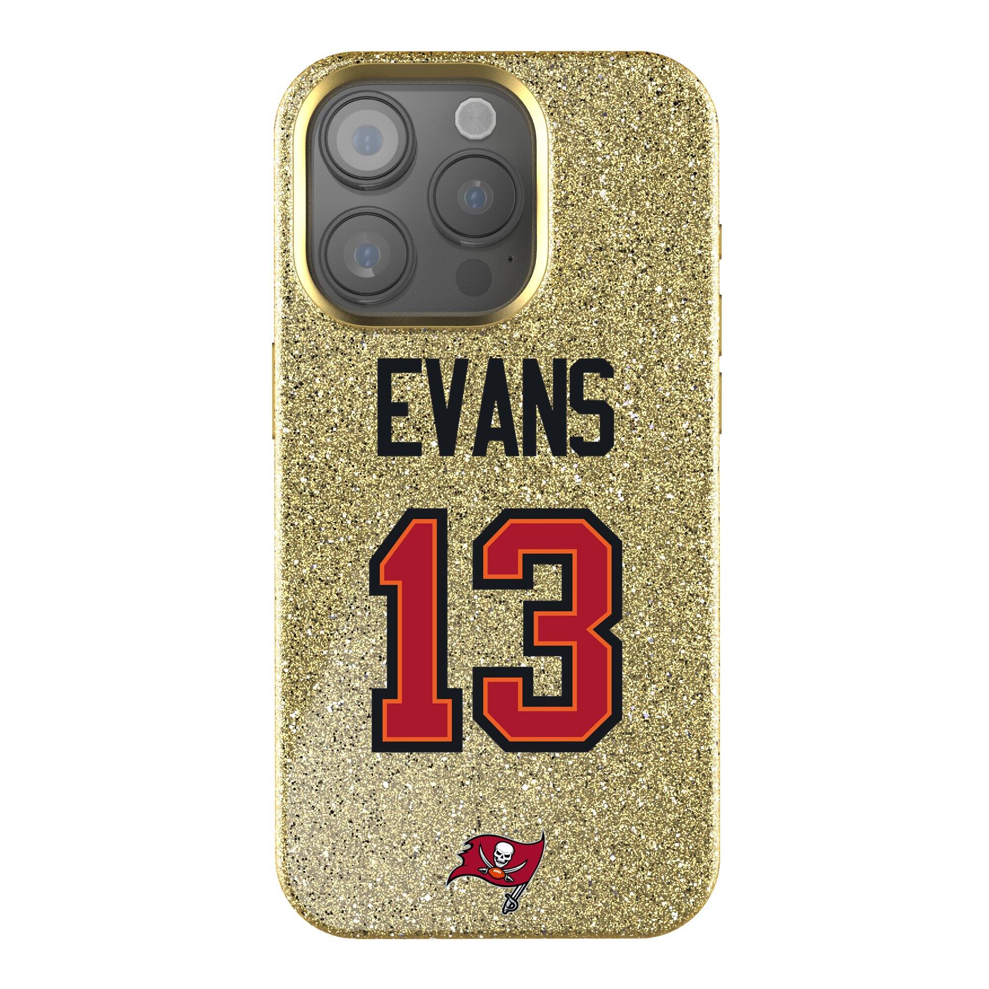 Keyscaper NFL Mike Evans Tampa Bay Buccaneers Bling iPhone Case 15 Gold ...
