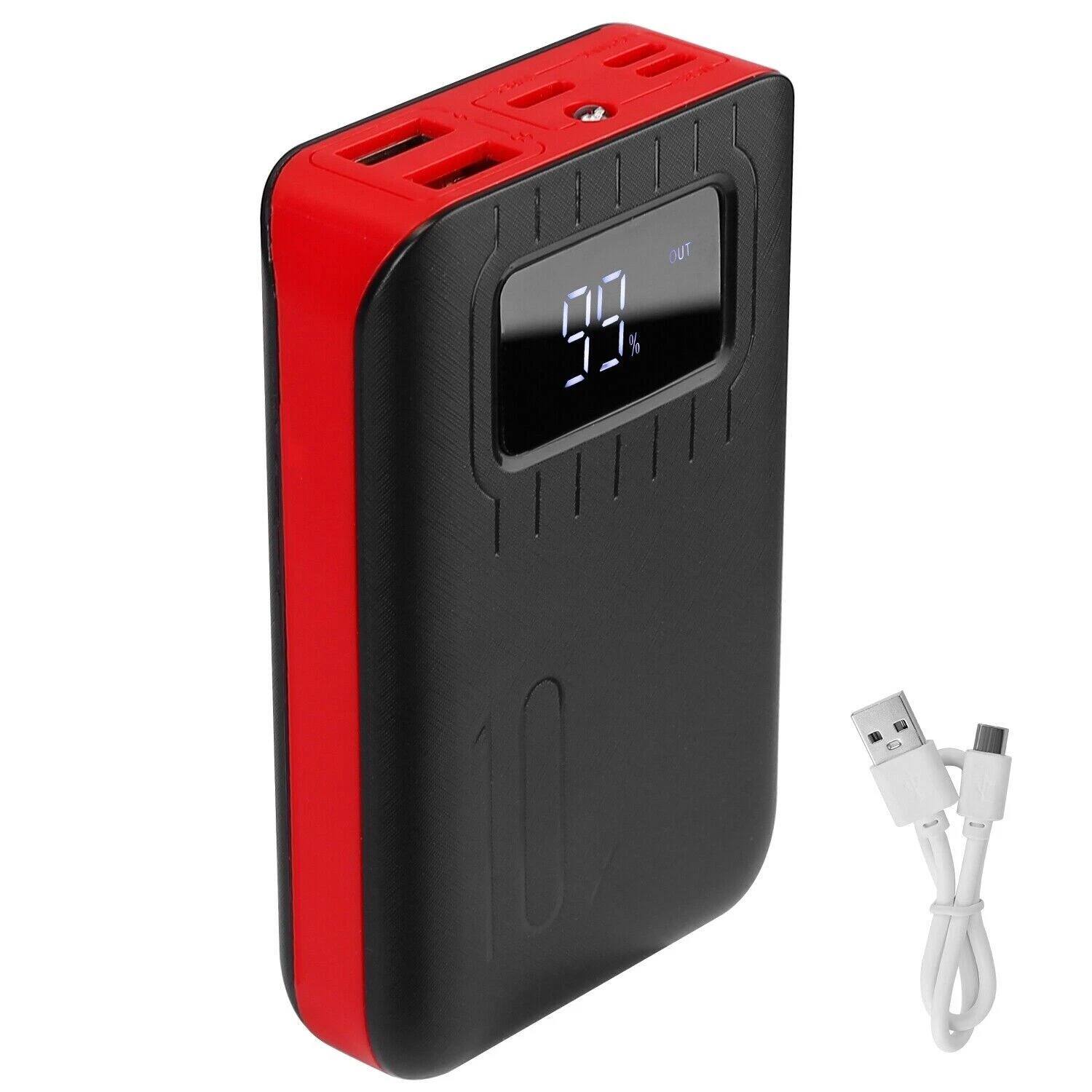 Stock Preferred 10000mAh Dual Port Portable Charger Power Bank Red ...