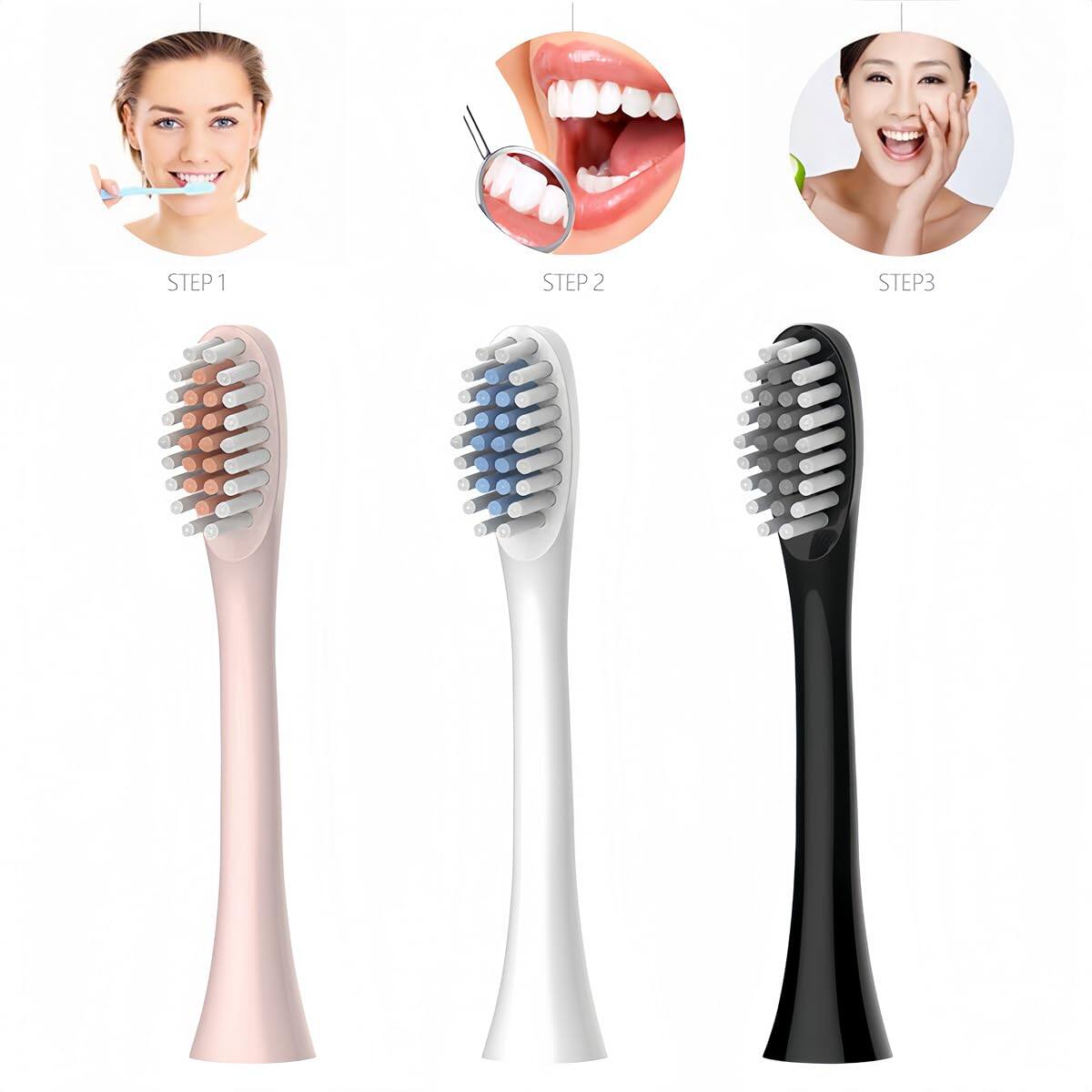 Cozy Serene Electric Toothbrush For Adults And Sonic Powerd With 8 ...
