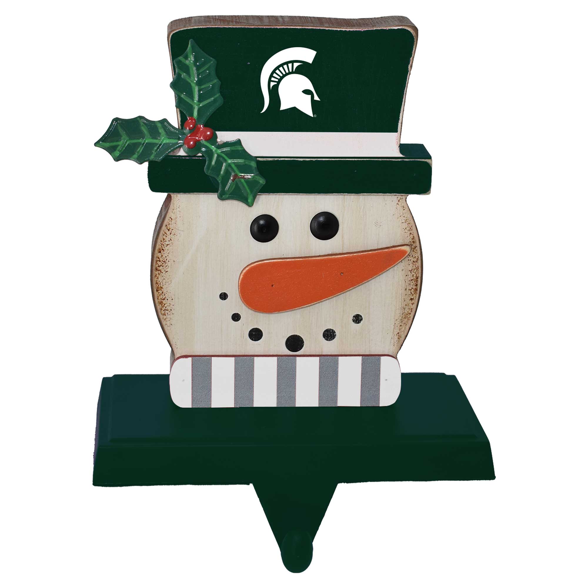 The Memory Company Michigan State Spartans Snowman Stocking Holders ...