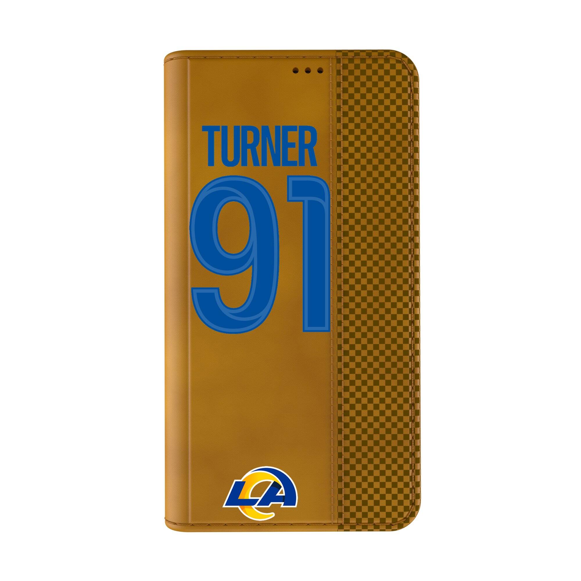 Keyscaper NFL Kobie Turner Los Angeles Rams Folio iPhone Case 16 Brown ...
