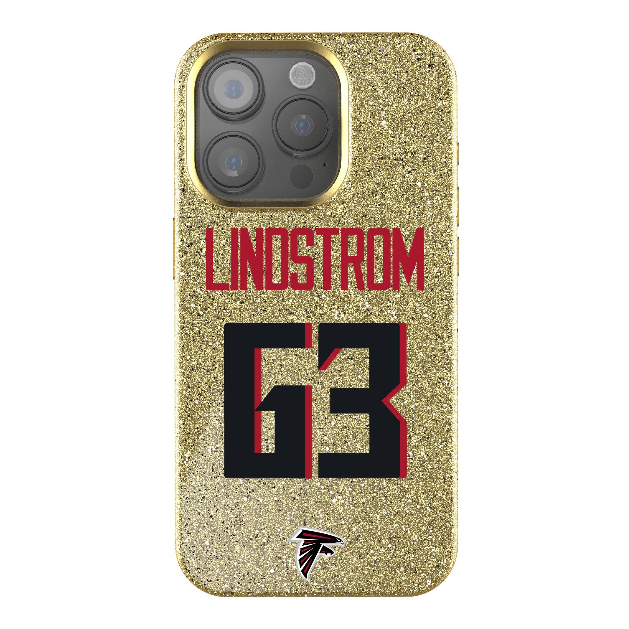Keyscaper NFL Chris Lindstrom Atlanta Falcons Bling iPhone Case 15 Gold ...