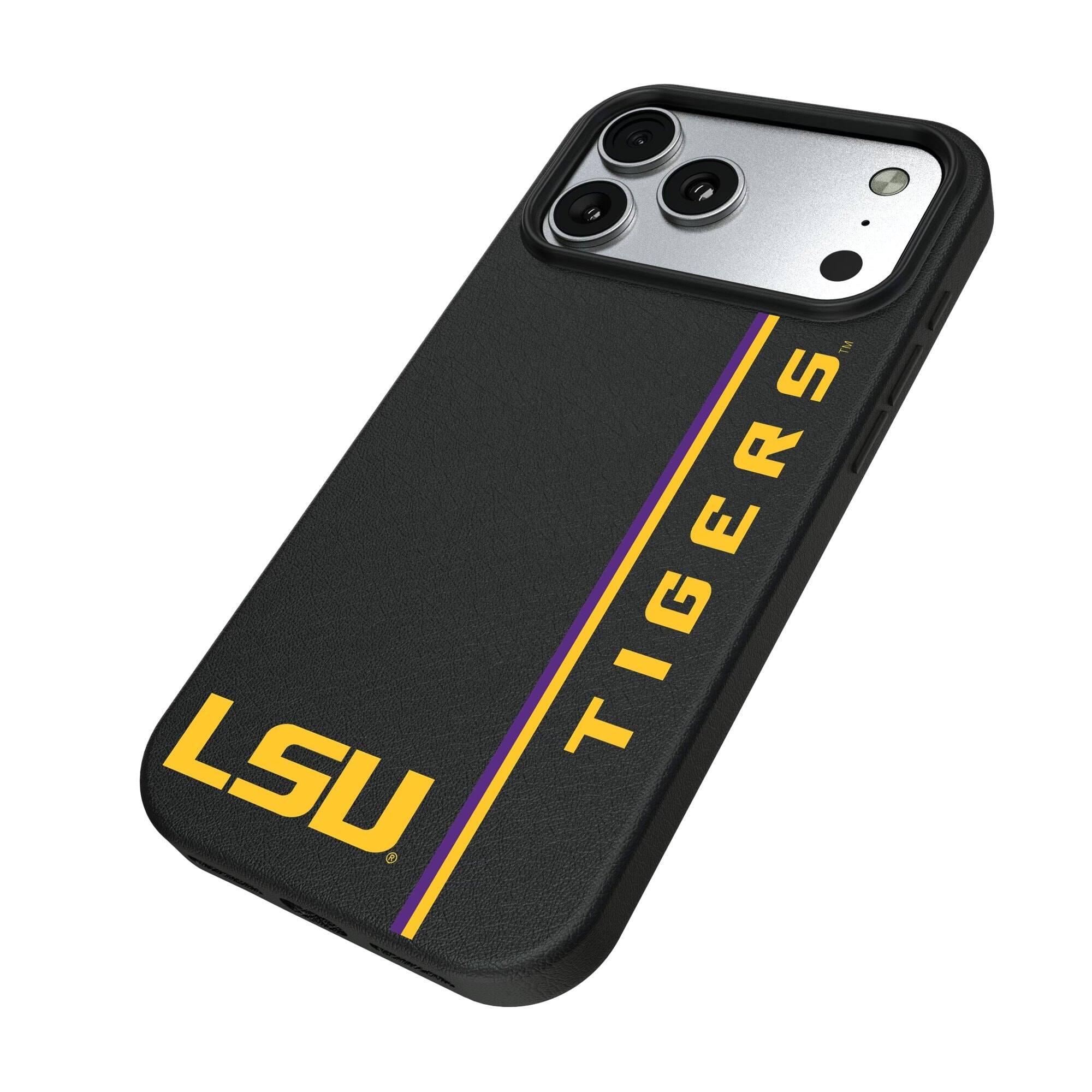 Keyscaper NCAA LSU Tigers iPhone Magnetic Bump Case 15 Pro Max Black ...