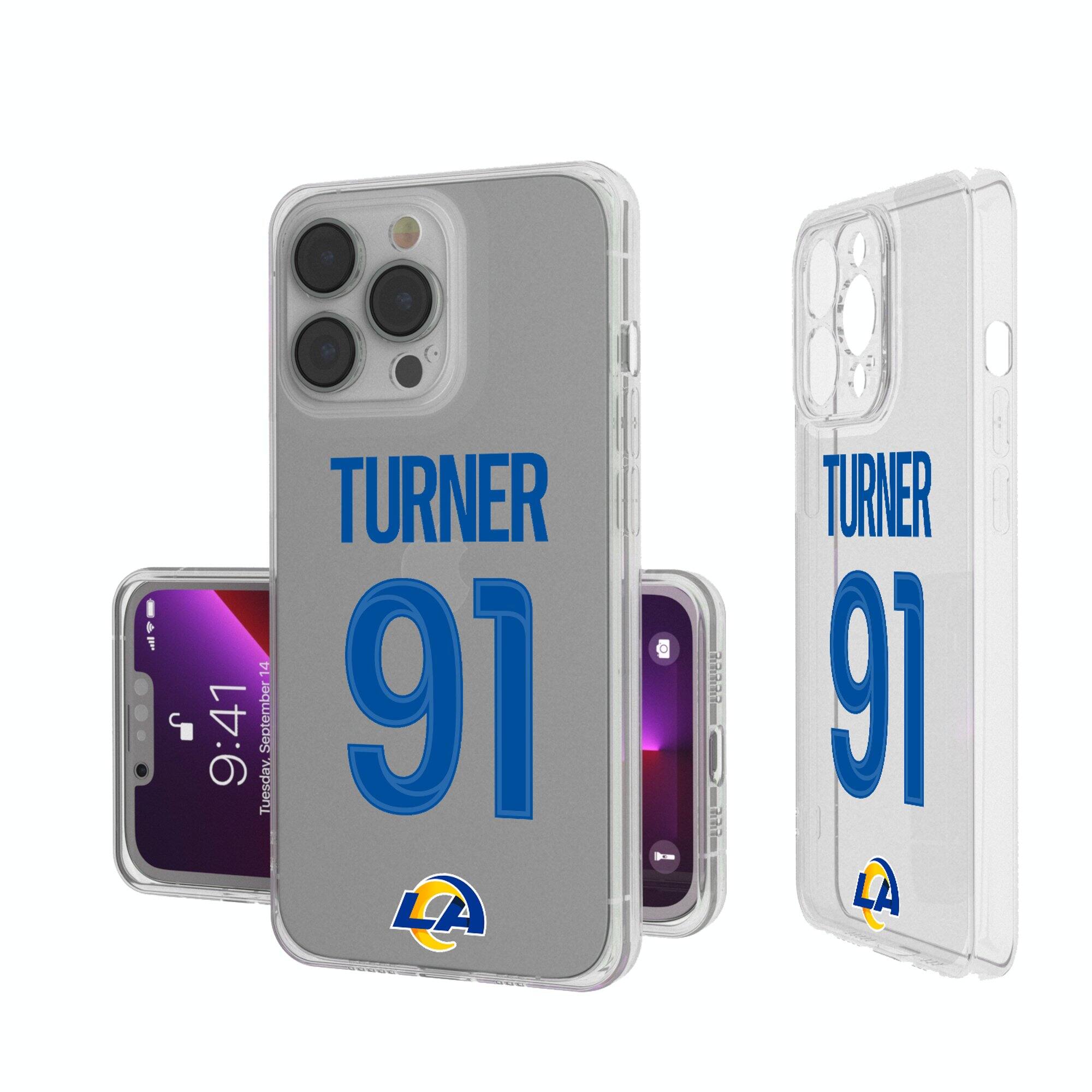 Keyscaper NFL Kobie Turner Los Angeles Rams iPhone Clear Case 16 ...