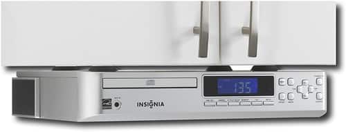 Best Buy: Insignia™ Under-the-Cabinet CD Player with Digital AM/FM ...