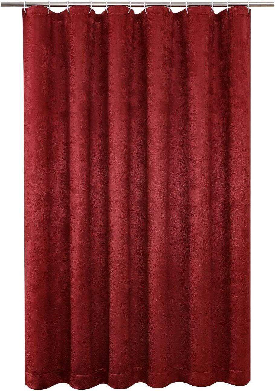 Kate Aurora Serena Elegant Jacquard Woven Fabric Shower Curtain ...