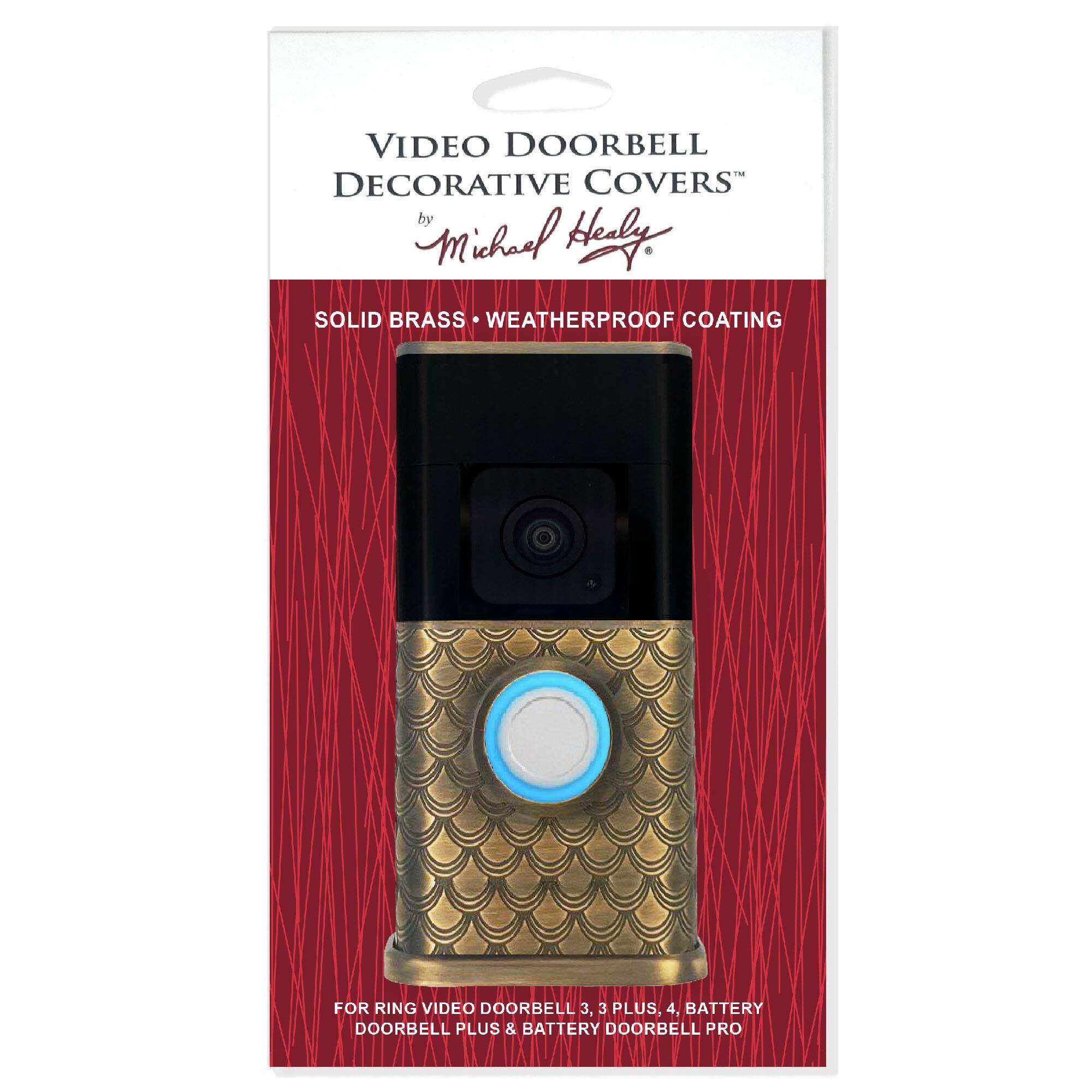 Michael Healy Scales Video Doorbell Cover (Ring 3, 3 Plus, 4, Battery ...