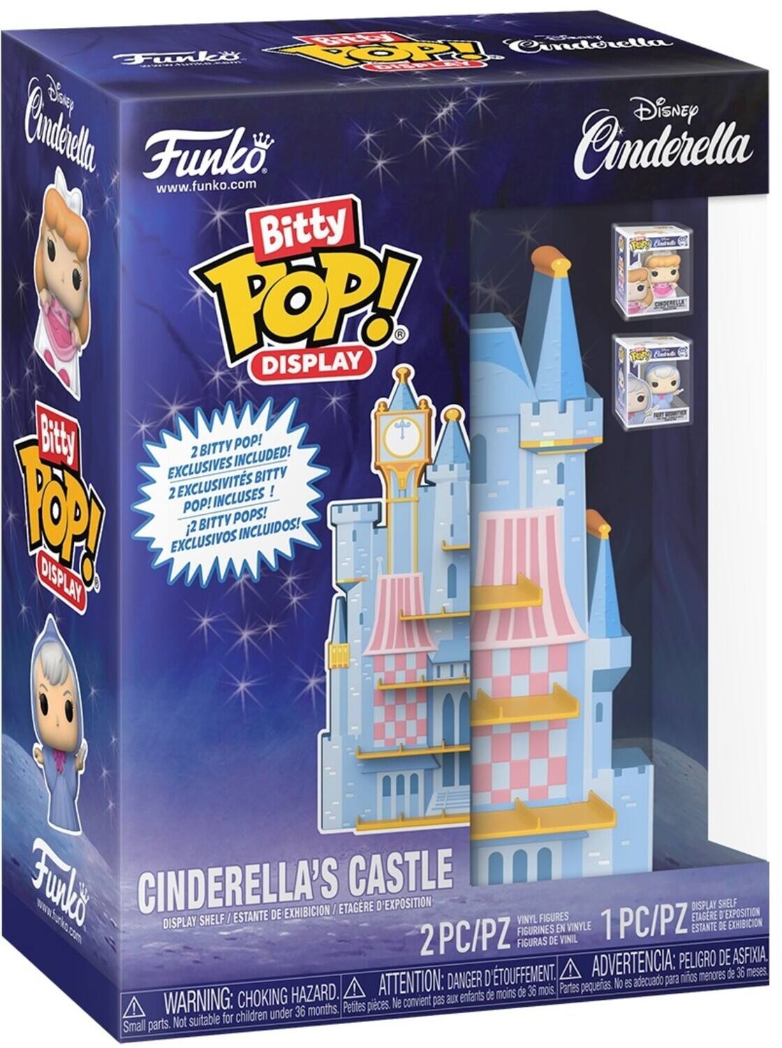 Funko Bitty POP!: Display: Cinderella's Castle Collectibles Multicolor ...