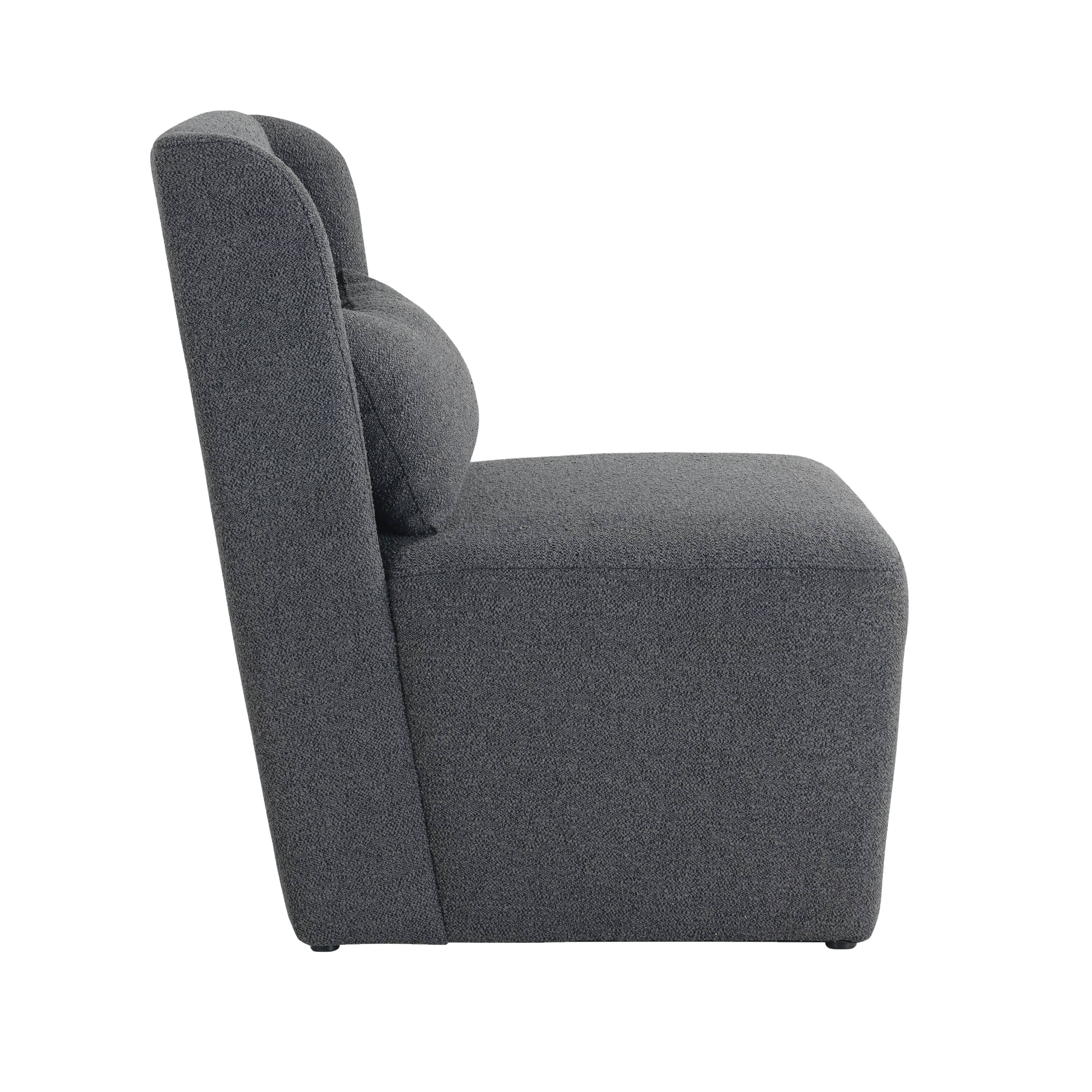 Best Buy: Lifestyle Solutions Eli Accent Chair Charcoal 171A028CHR