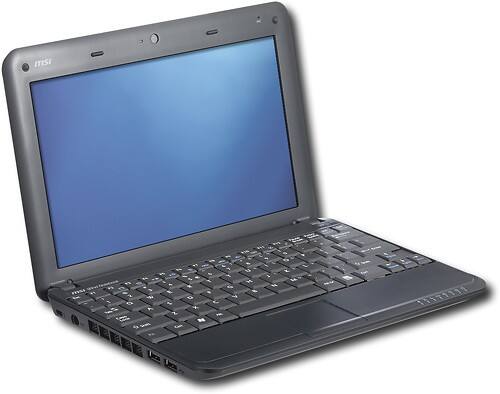 Best Buy: MSI Wind Netbook with Intel® Atom™ Processor Black U100-641US