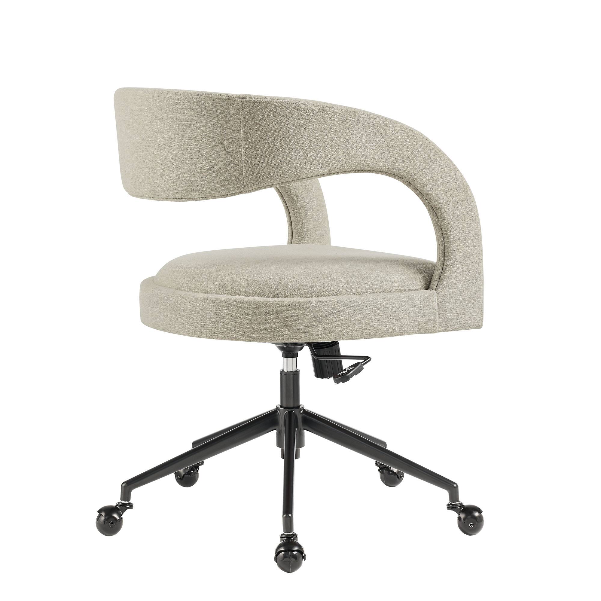 Pinnacle Upholstered Office Chair by Modway Linen EEI-7149 - Best Buy